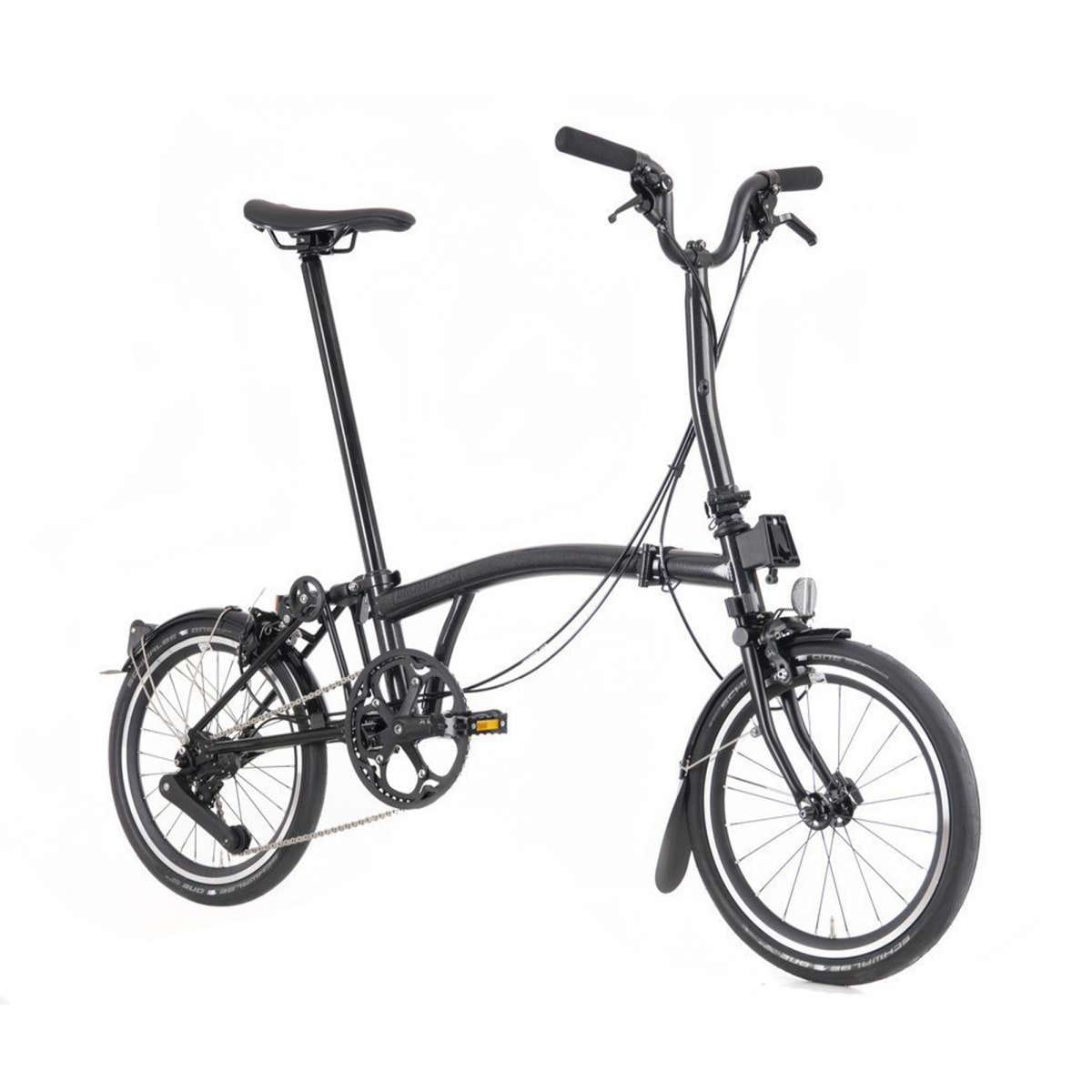 Brompton P Line Urban 4-Gang mit Standard-Sattelstütze, Rack und ...