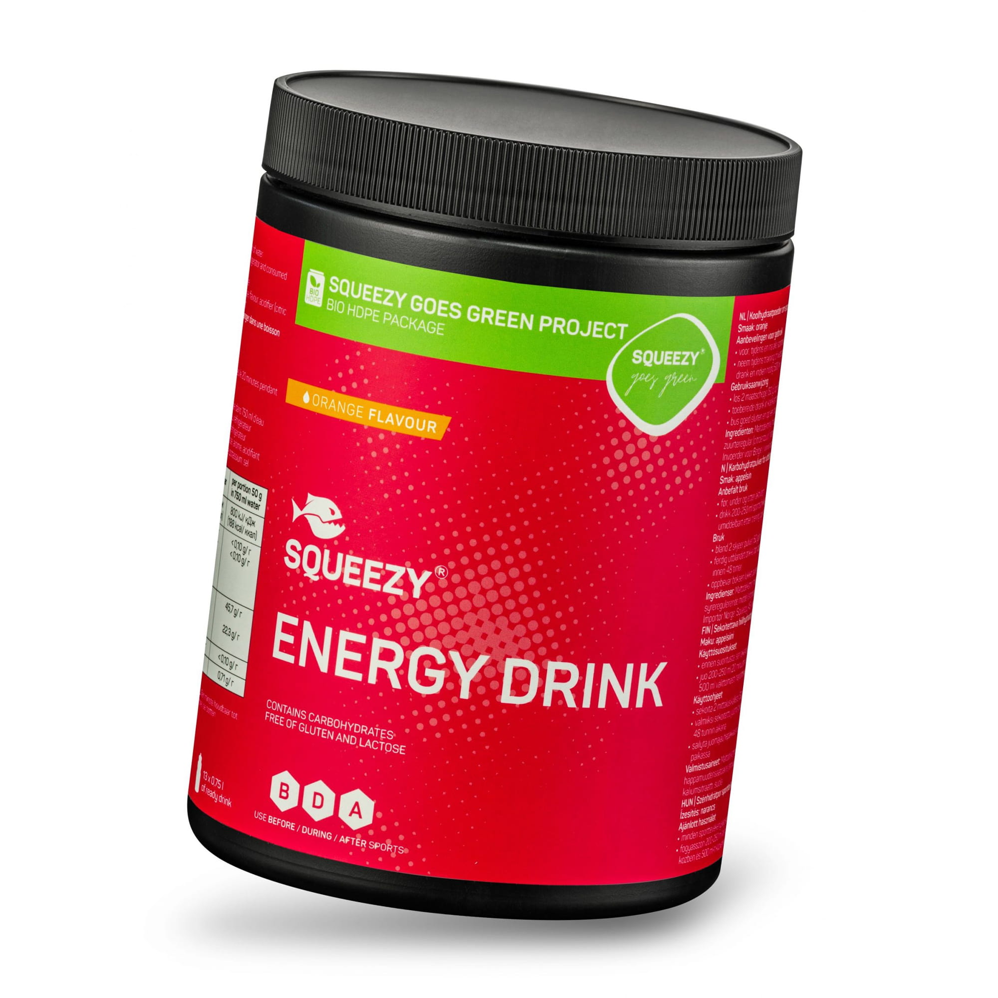SQUEEZY Energy Drink Orange (650 g) | Drinks, Öle & Tabs ...